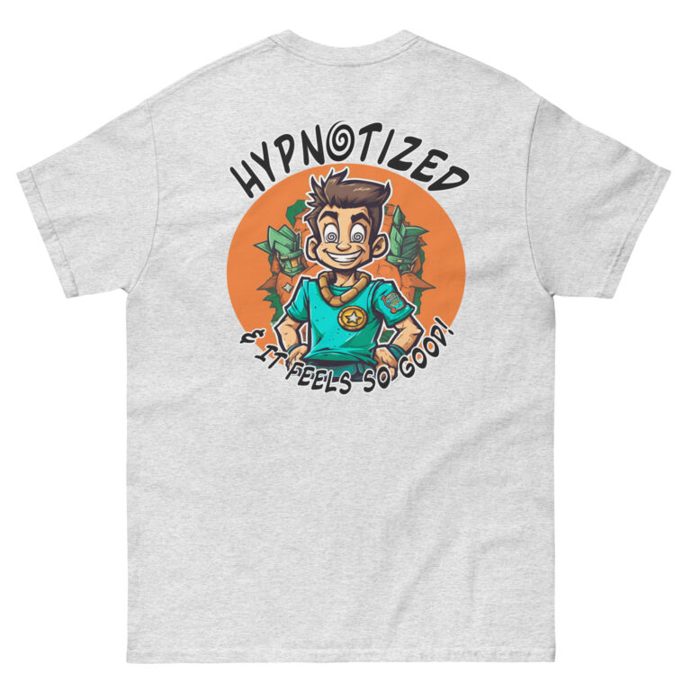 Hypnotized Guy Feels So Good Black Text - Hypnolab.ai